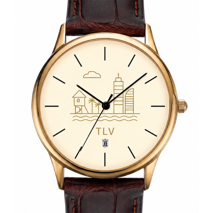 TLV - Tel-Aviv Unisex Watch by Adi Watches - Made in Israel